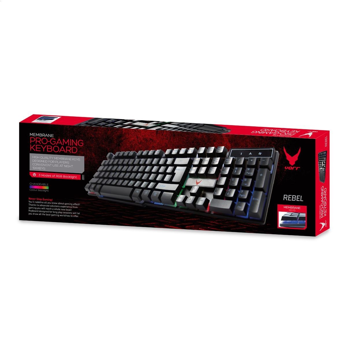 Ferma.sk. Klávesnica Omega VARR Gaming RGB black